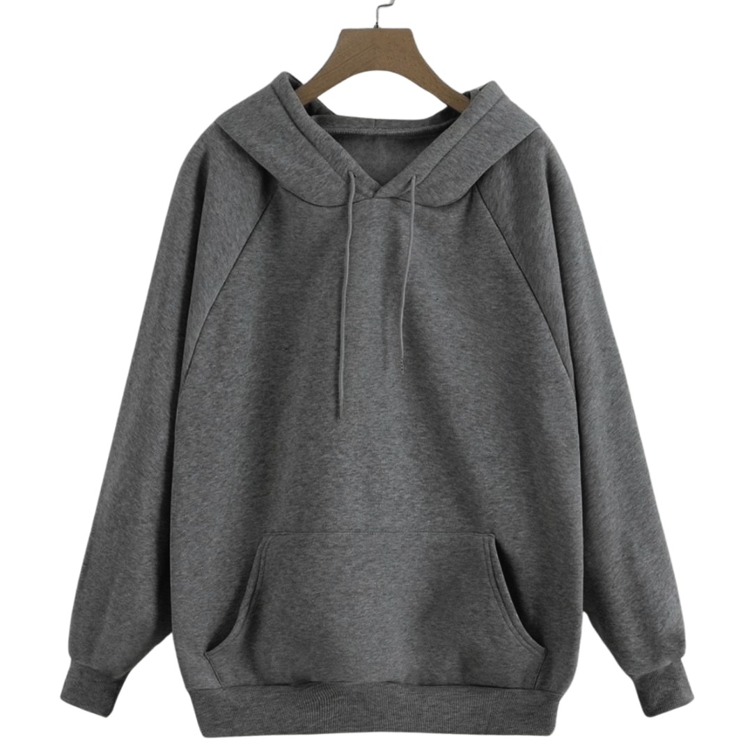 HOODIE GRIS RATON STANDAR – DI COTONE STORE